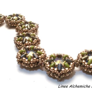 How to Make Beaded Opulence Bracelet With Swarovski Cabochon, Bracelet ...