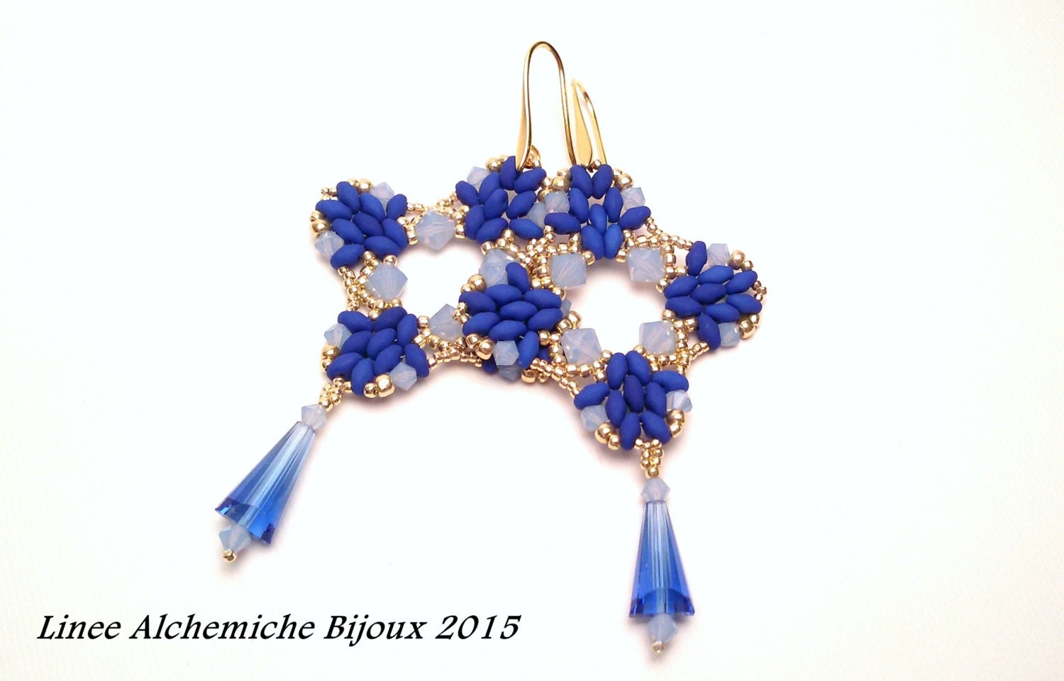 Superduo Bead Pattern, Anthea Earrings PATTERN With Seed Beads and ...