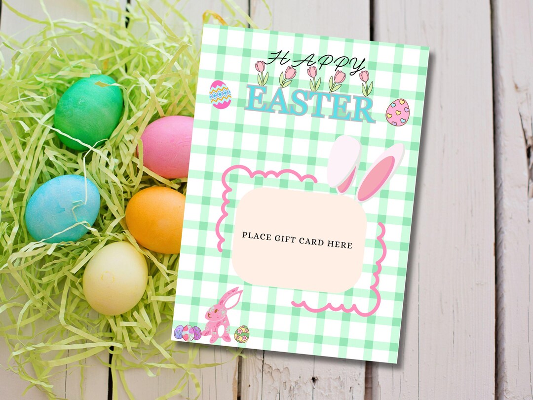 Easter Gift Card Holder, Coffee (digital Download) - Etsy