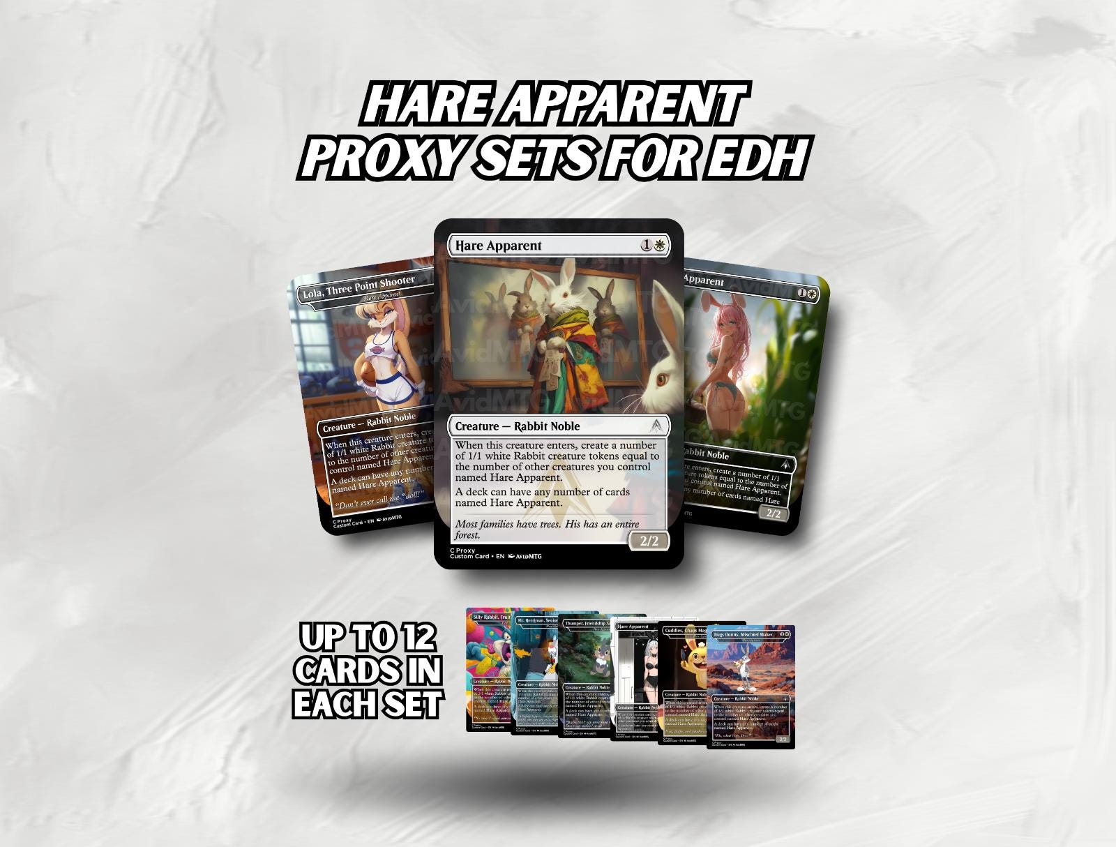 Hare Apparent Sets - Custom Card Bundle - Etsy Australia