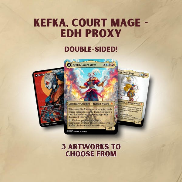 Mtg Kefka Deck Box - Etsy