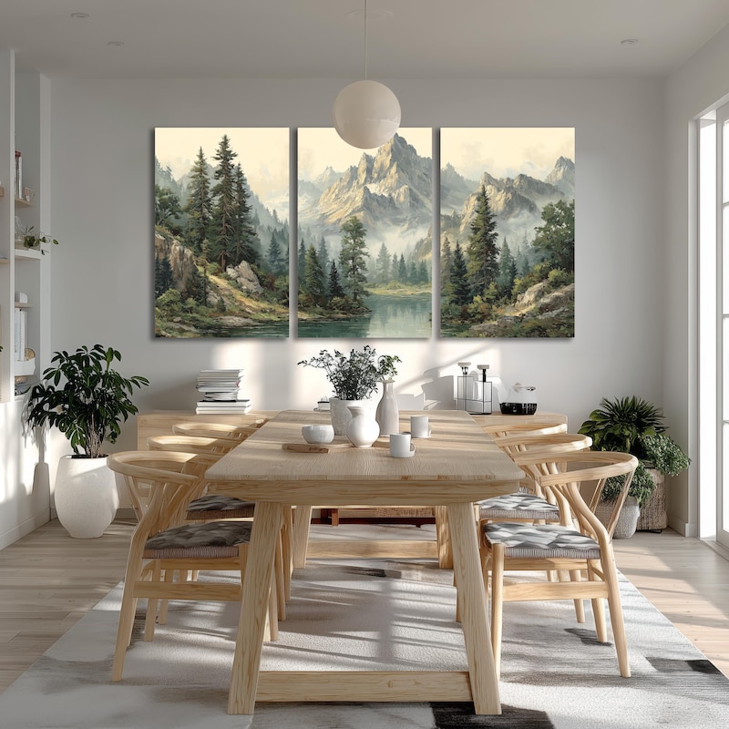 Large Forest Canvas - Etsy UK