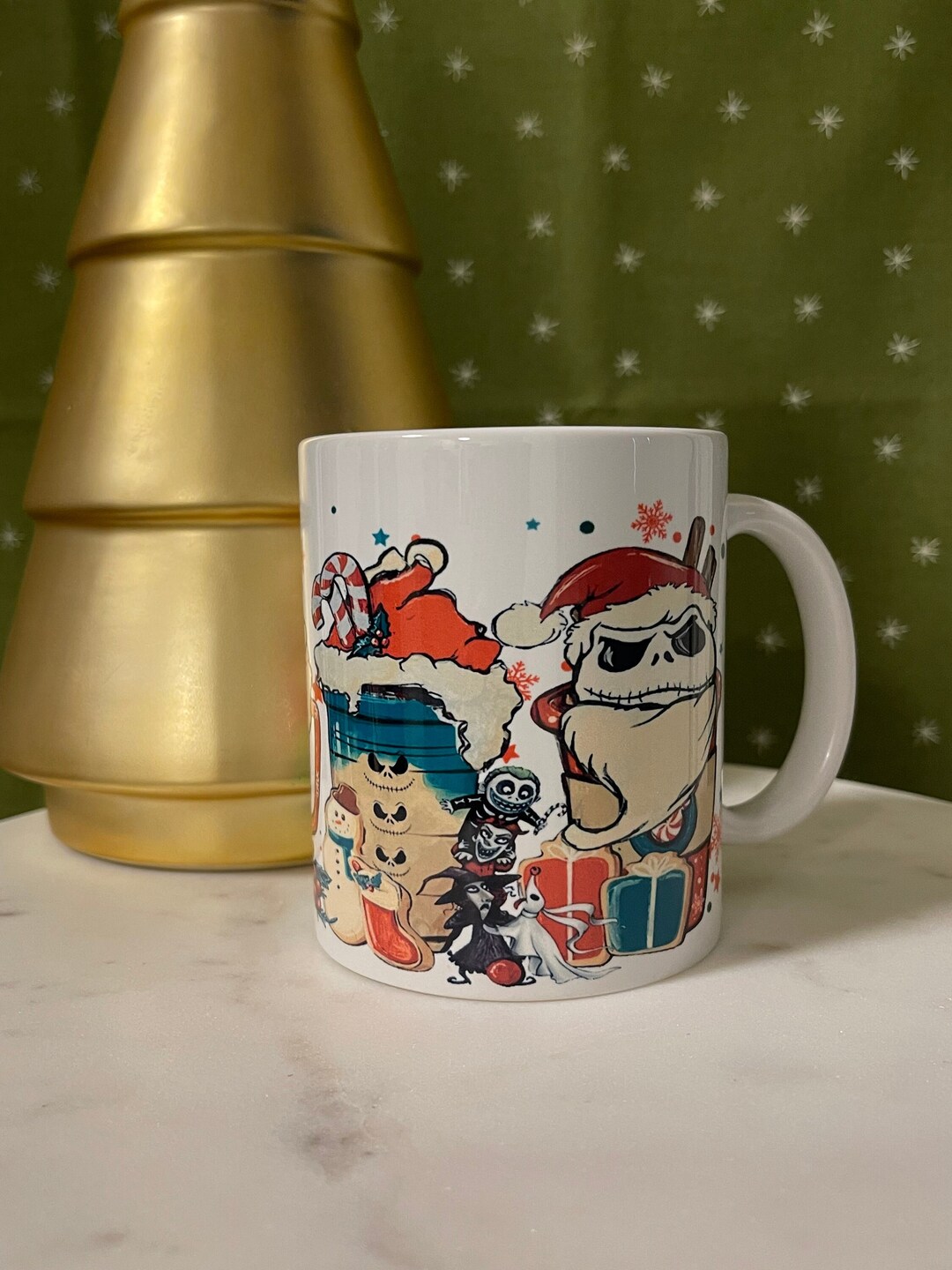Christmas Jack Coffee Mug Trendy - Etsy