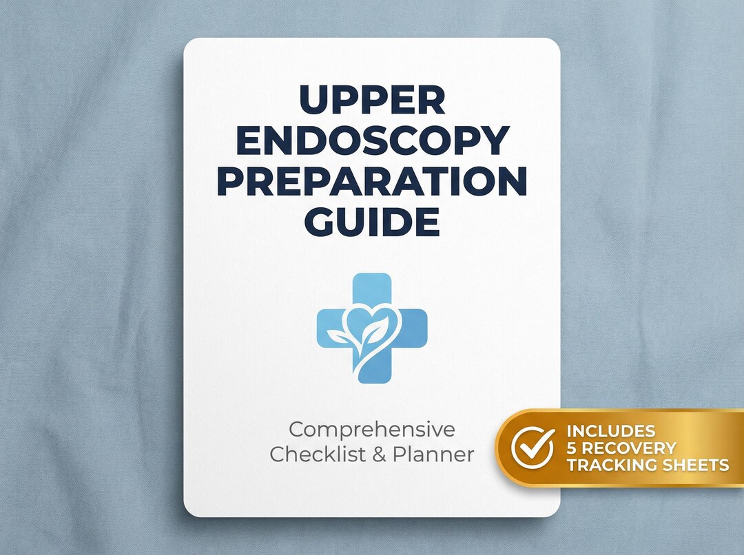 Upper Endoscopy Planner Printable | EGD Procedure Recovery Binder | GI ...