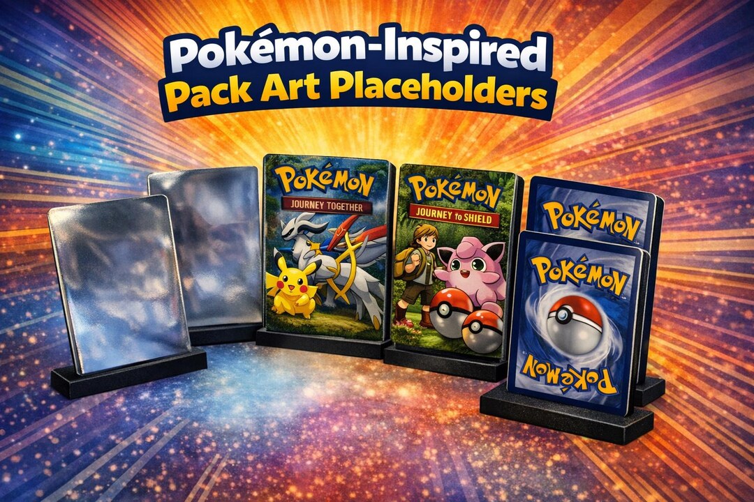 Pokemon Pack Art Binder Placeholders - Etsy