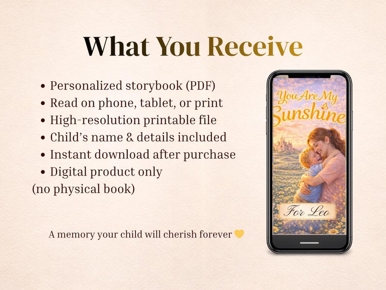 My Son I Love You Book Personalized for Leo, Emotional Gift From Mom ...