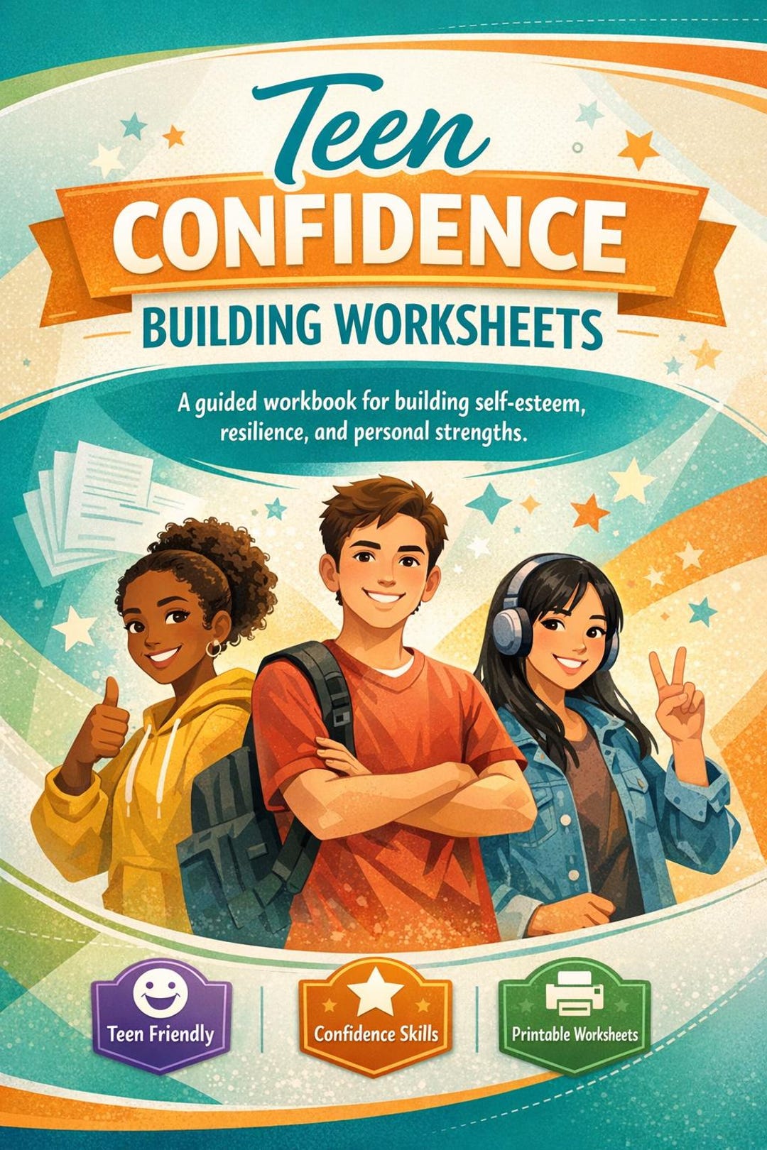 Teen Confidence Building Workbook for Teens | Self-esteem, Resilience ...