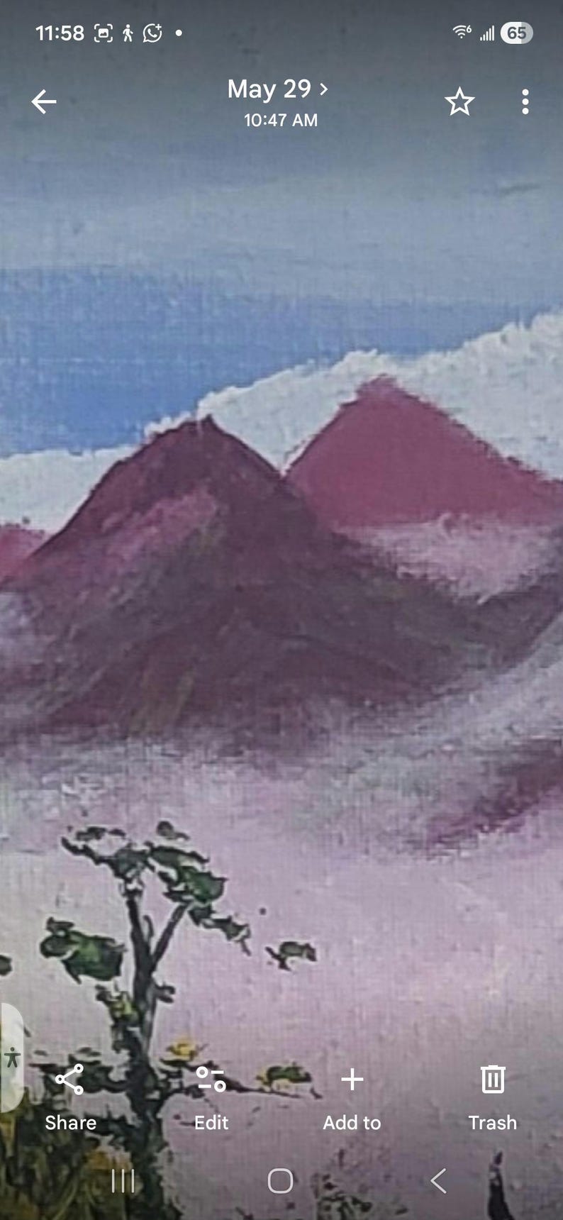 Bridge Beneath the Falls is an Original Vietnamese Village Painting ...