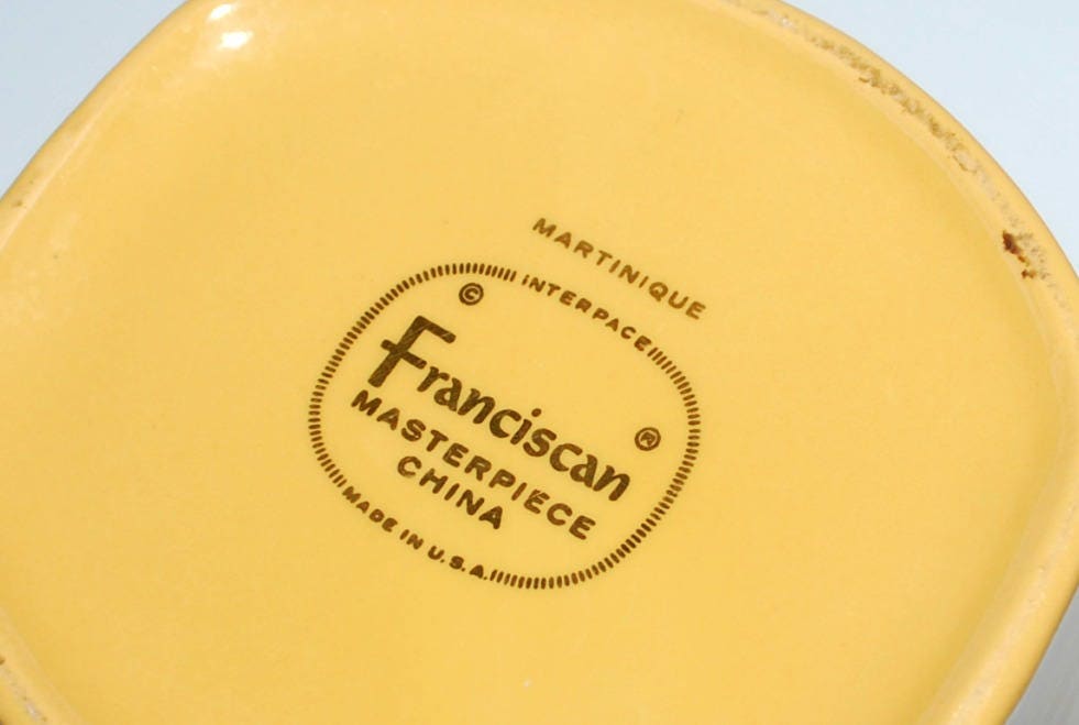 Vintage Franciscan Martinique Coffee Pot Sugar and Creamer With Lids ...