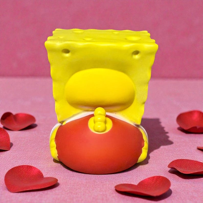 Spongebob Mr Krabs Rubber Ducks, Cartoon Character Collectible Toy Set ...