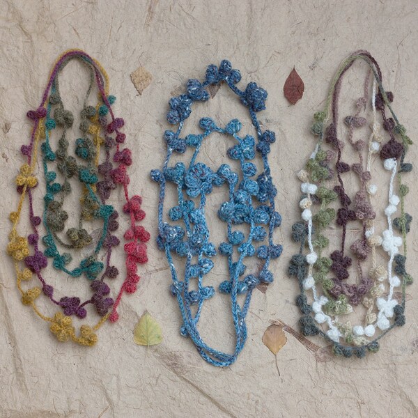 Fiber Necklace - Etsy