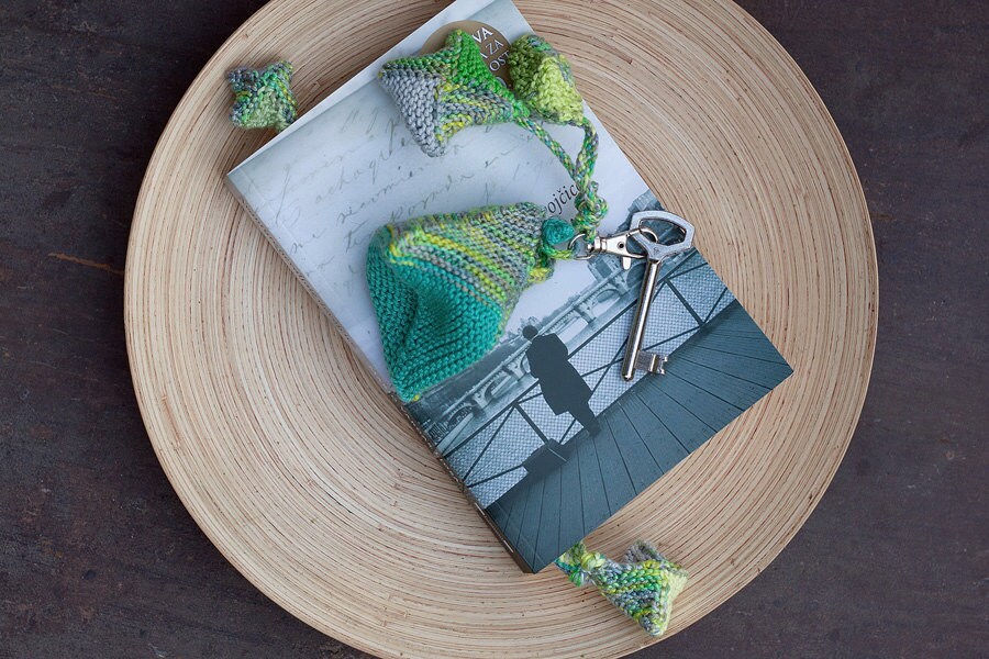Geometric Keychain Fiber Keychain Knitted Keychain Knitted - Etsy