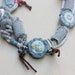 Long Denim Necklace Recycled Jeans Jewelry Eco Friendly - Etsy