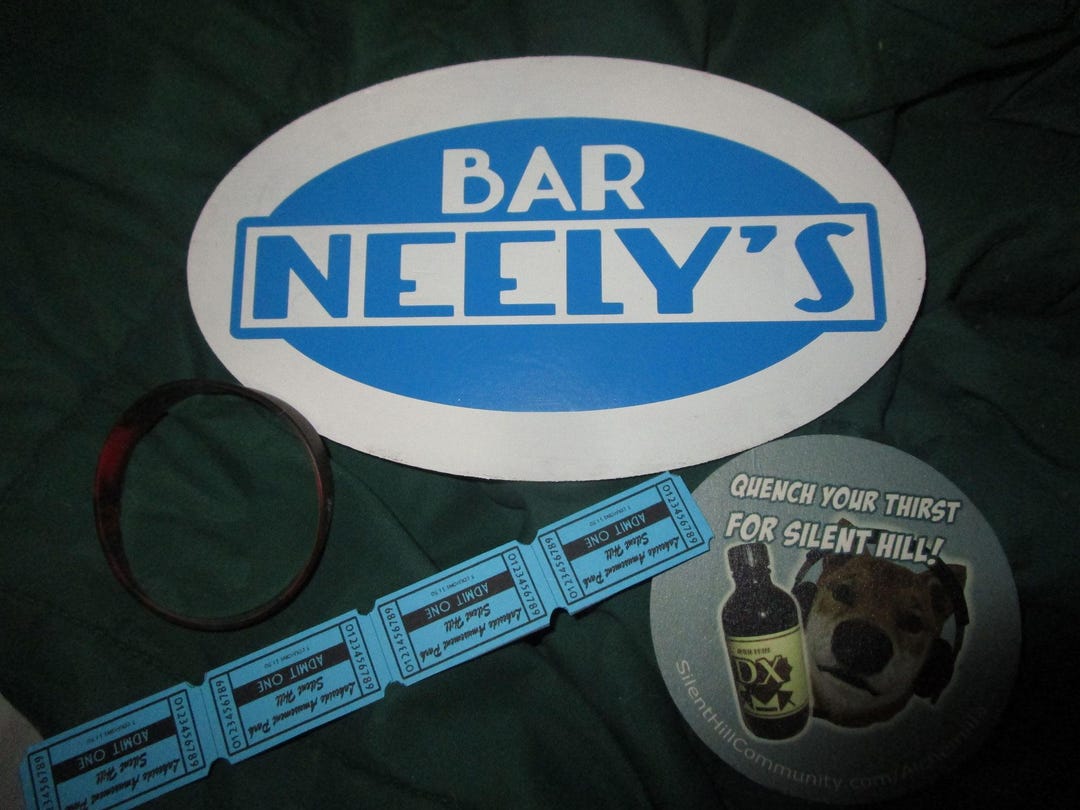 Silent Hill 2 Bar Neely's Wooden Sign Cosplay Horror Video Games - Etsy