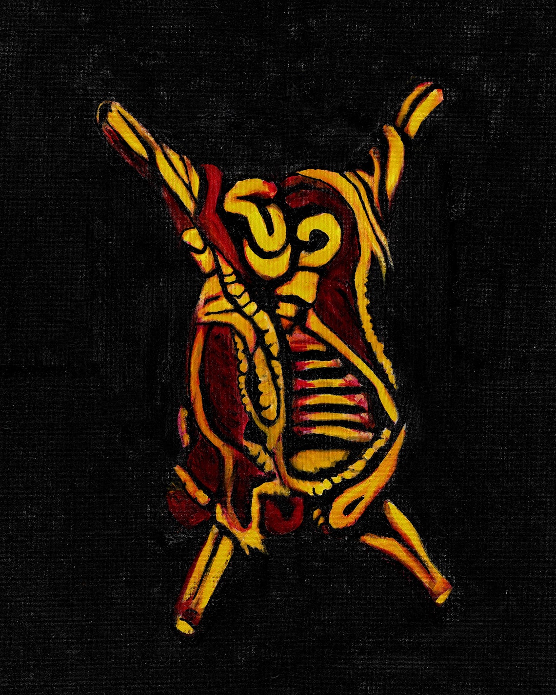 Beef Carcass 2 print of original painting | Etsy