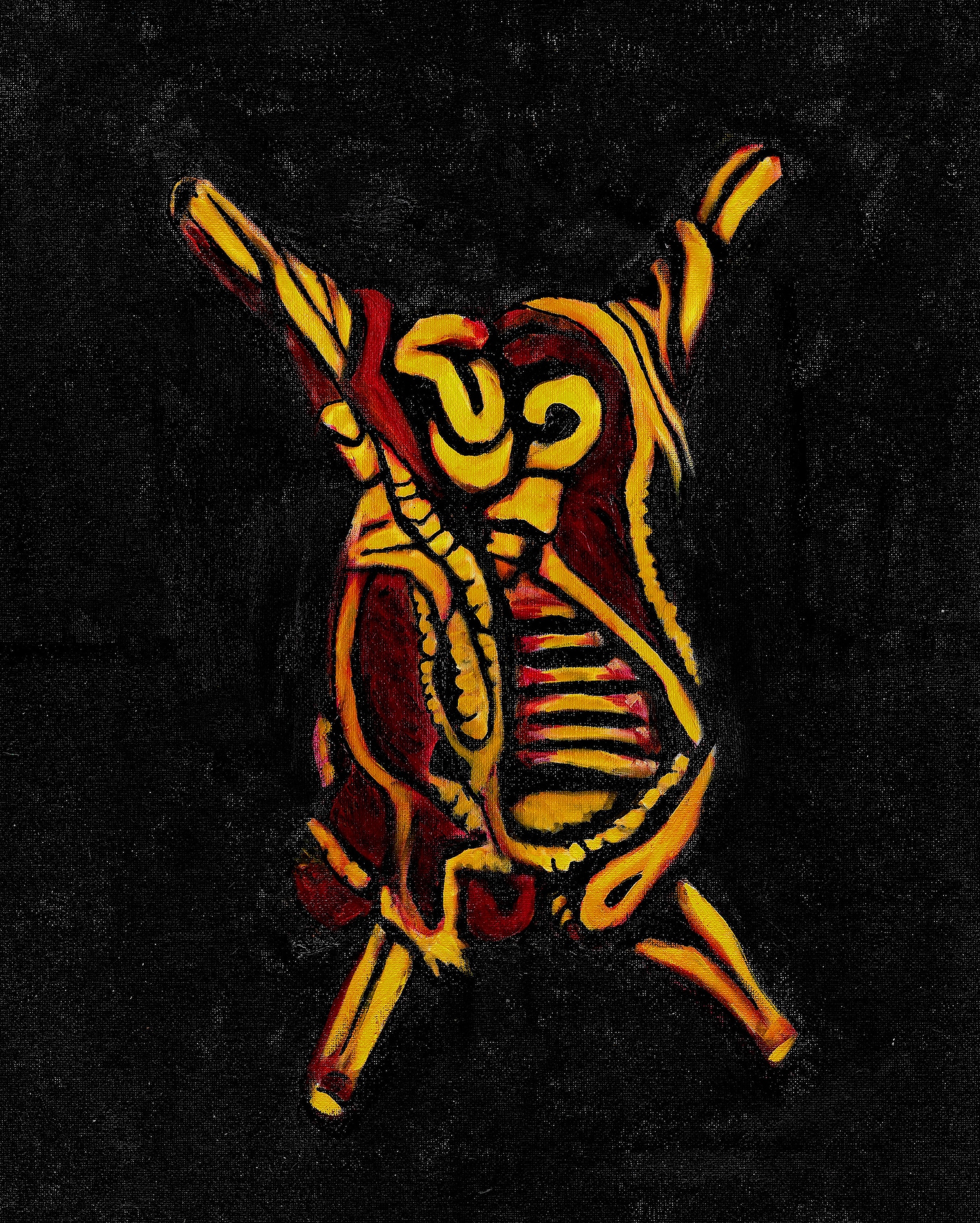 Beef Carcass 2 print of original painting | Etsy