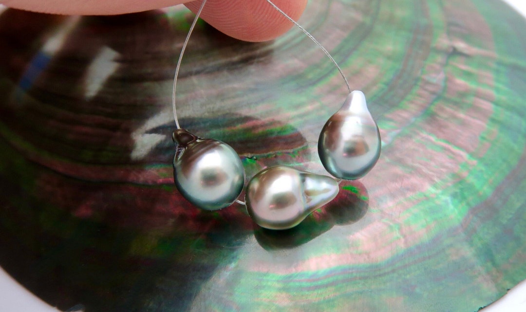 Beautiful Ultra Colorful Rikitea Mangareva Gambier Cultured Pearls ...