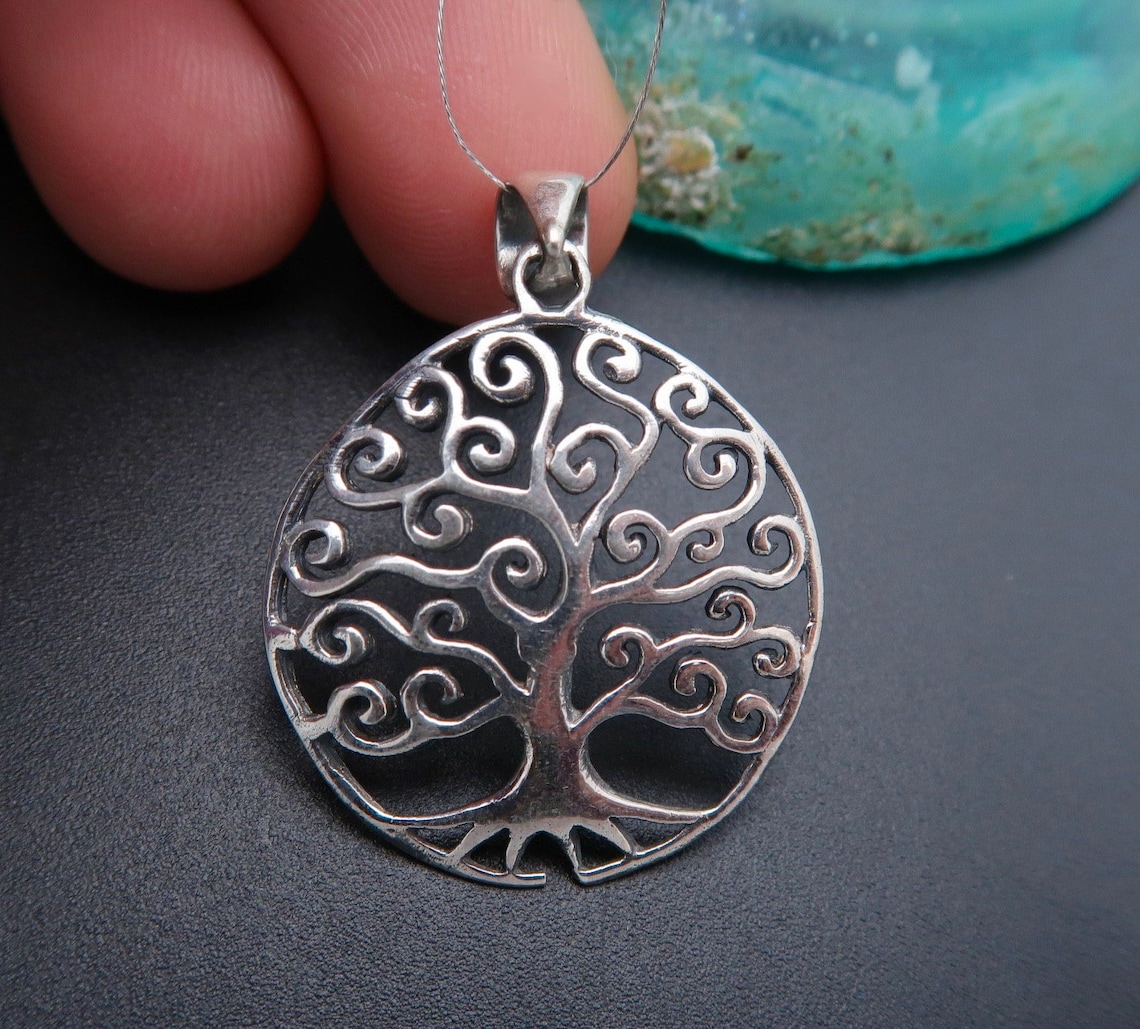 Amazing Sterling Silver Tree of Life Pendant 1 X - Etsy