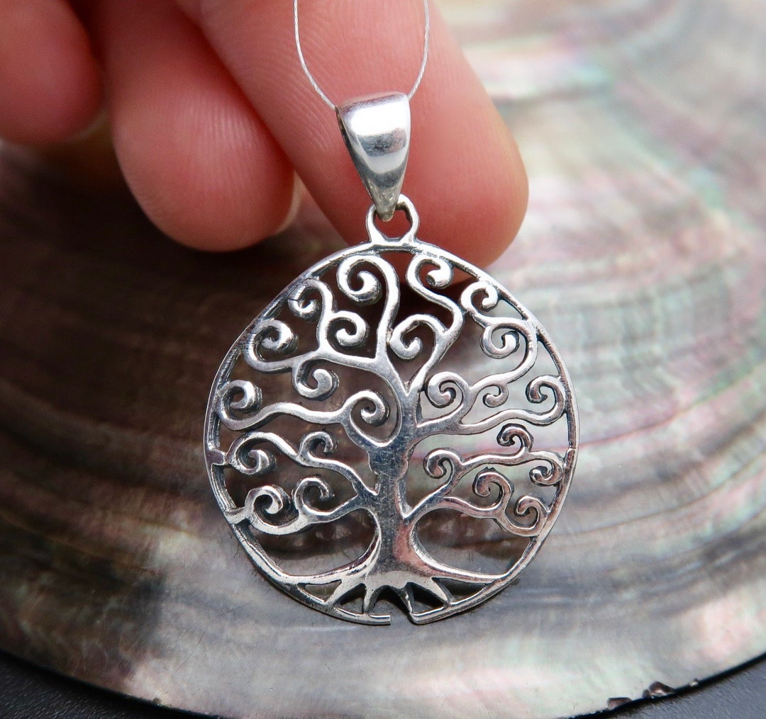 Amazing Sterling Silver Tree of Life Pendant 1" X 1.25" 2.49grams - Etsy