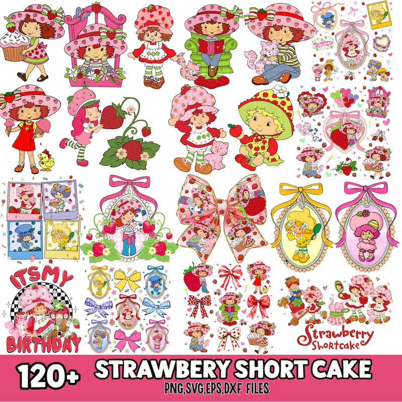 Bow and Strawberry Png - Etsy