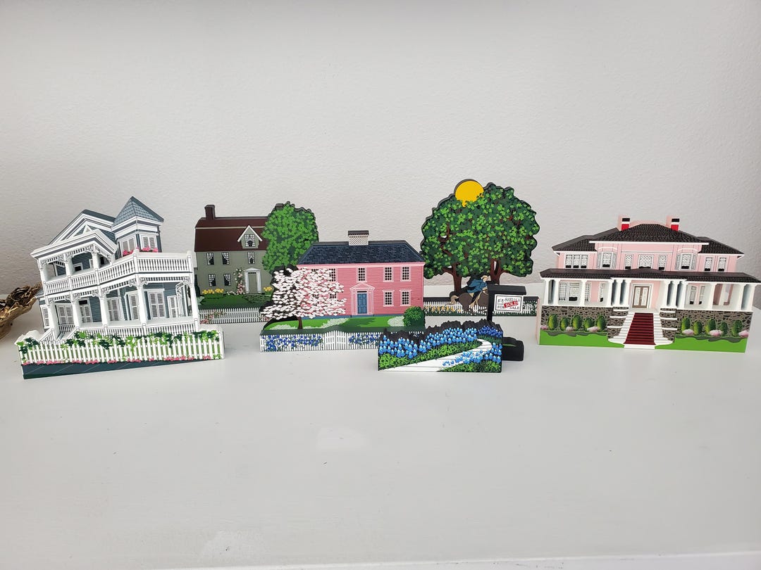 Reserved Listing --- Vintage Shelia's House Set of 6 - Shelia Houses ...
