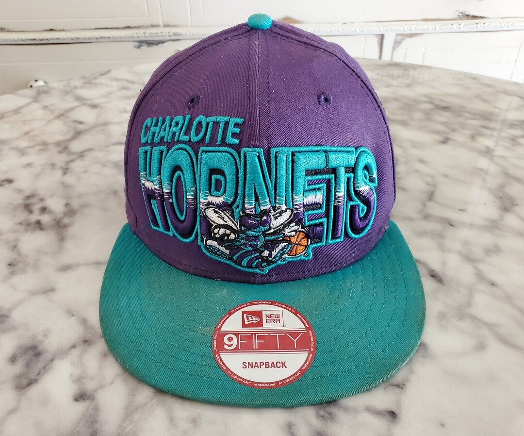 Snapback Charlotte Hornets Cap - New Era - 9fifty - NBA Baseball Hat ...
