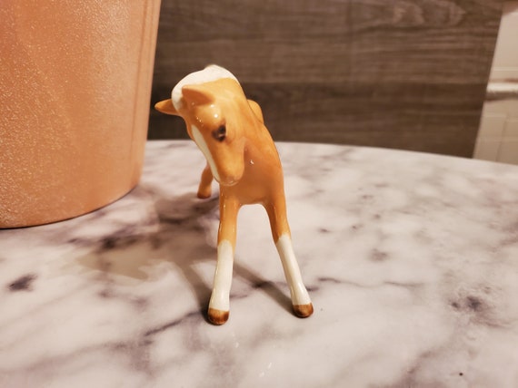 Vintage Beswick Foal Horses Beswick England Horse Tan Foal Ponny Colt ...