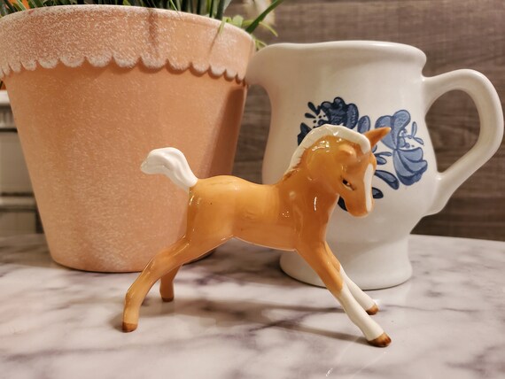 Vintage Beswick Foal Horses Beswick England Horse Tan Foal Ponny Colt ...