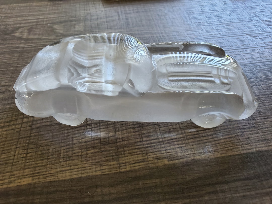 Vintage Hofbauer Lead Crystal Jaguar Paperweight - Made in Germany ...