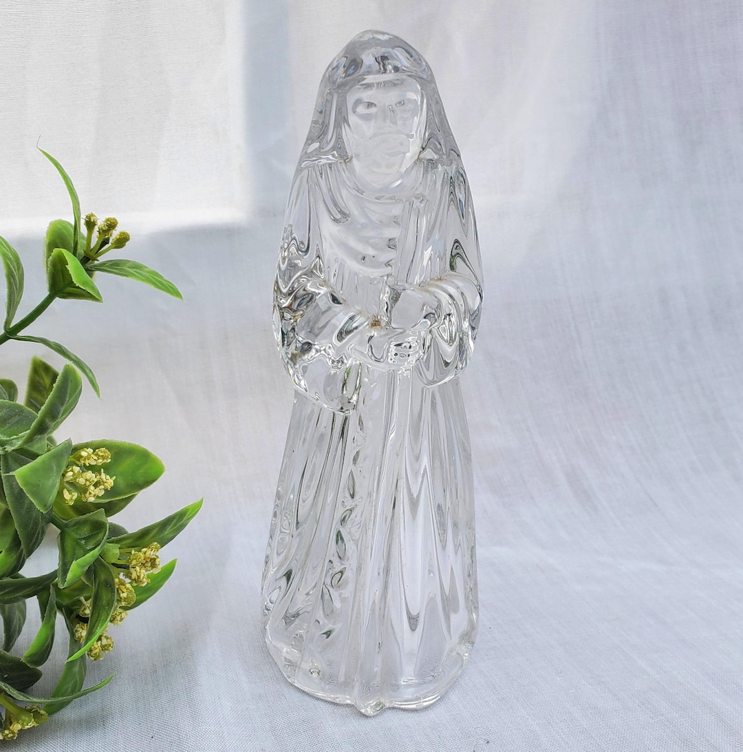 Vintage Princess House Nativity Figure - Joseph - 24% Lead Crystal ...