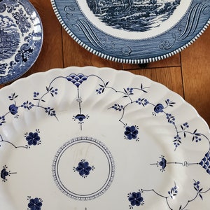 Set of 20 Blue & White Plates Wall Collage Vintage Plate Set Dining ...