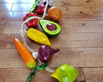 Paper Mache Fruit | Etsy