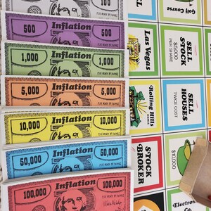 Extremely Rare Inflation Board Game - 1974 Charles Joseph Carpenter ...