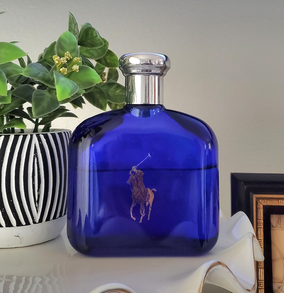 Vintage Ralph Lauren Polo Blue Cologne - Approx Half Full - Polo ...
