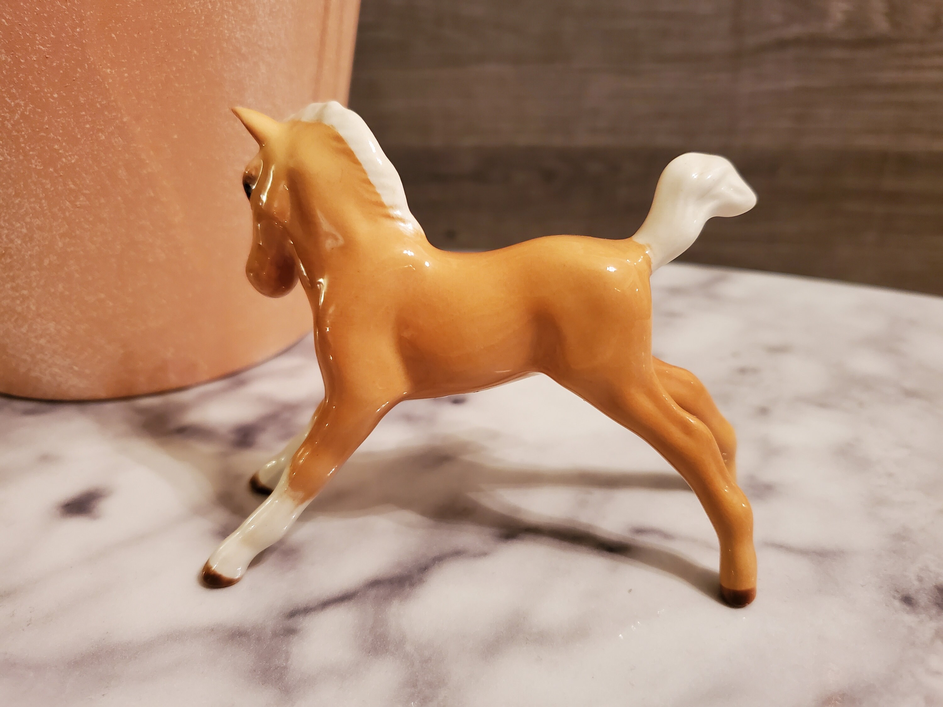 Vintage Beswick Foal Horses Beswick England Horse Tan Foal Ponny Colt ...