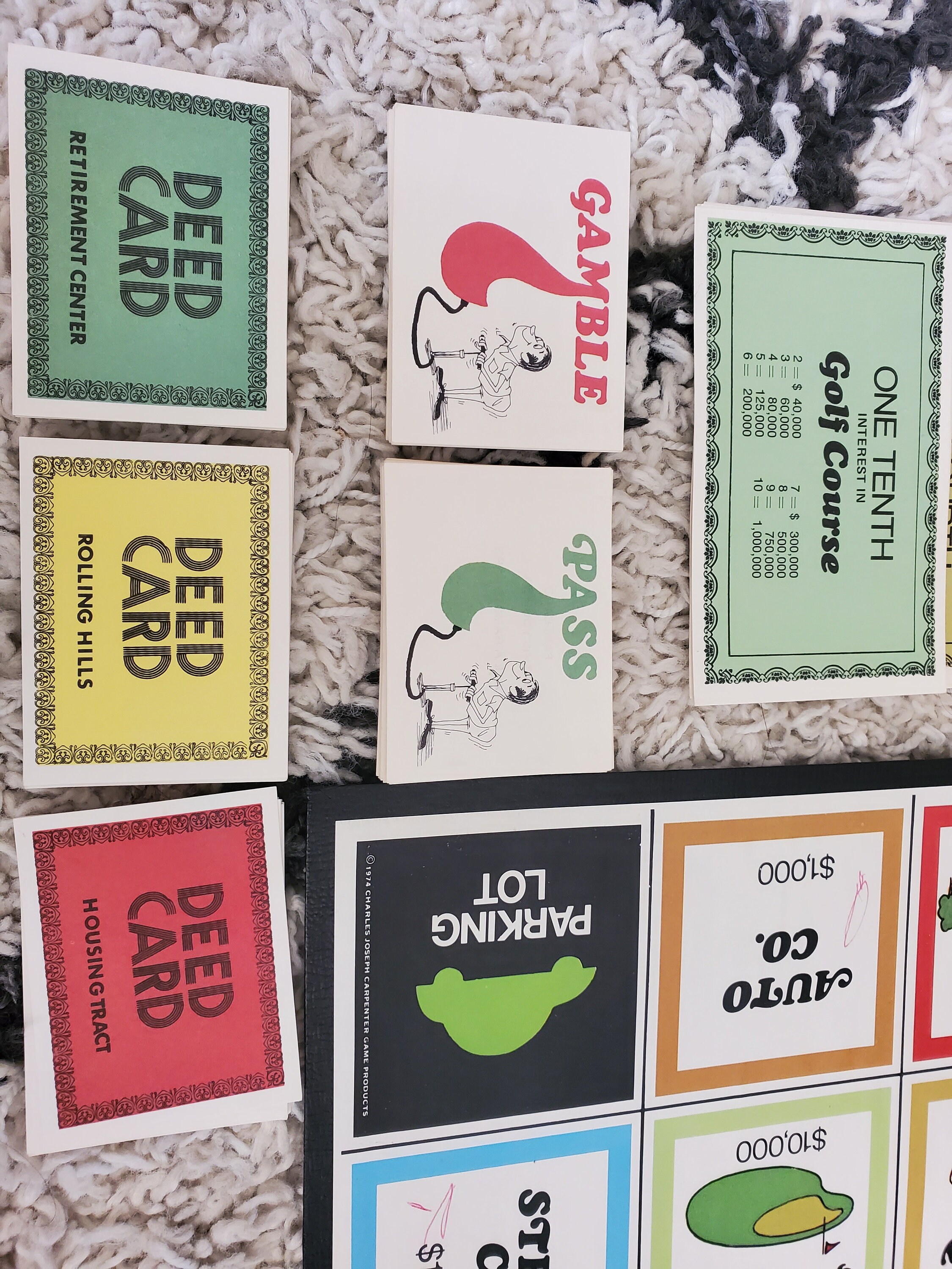 Extremely Rare Inflation Board Game - 1974 Charles Joseph Carpenter ...