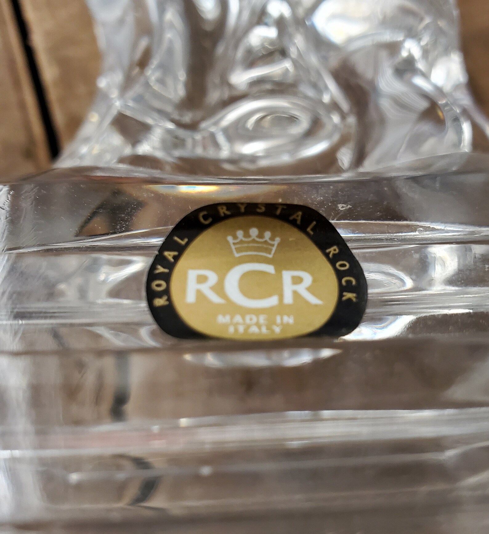 Vintage Lead Crystal Statue Royal Crystal Rock Girl With - Etsy