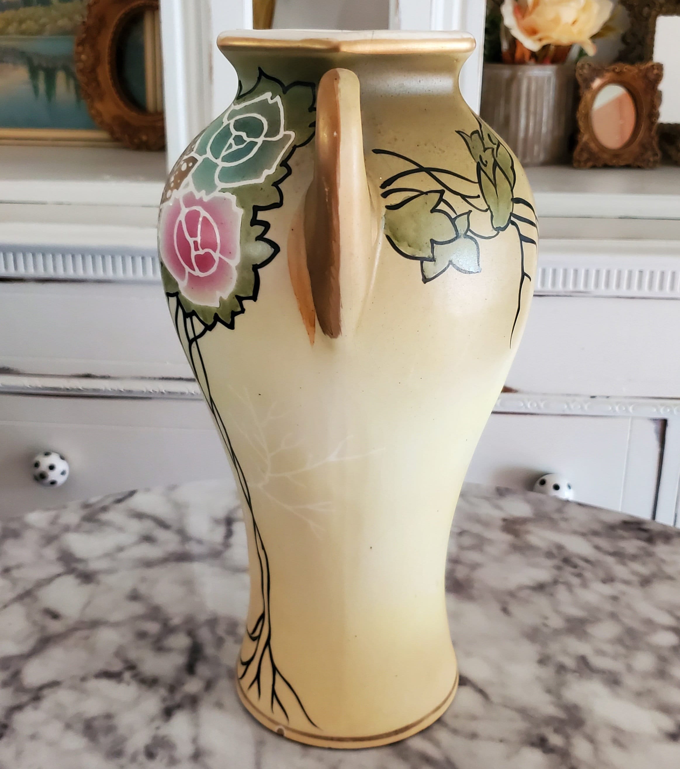 Vintage Nishiki Royal Nippon Fine Porcelain Japanese Vase - Early to ...