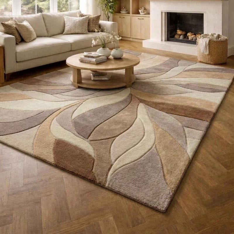 Large Wool Neutral Rugs - Etsy