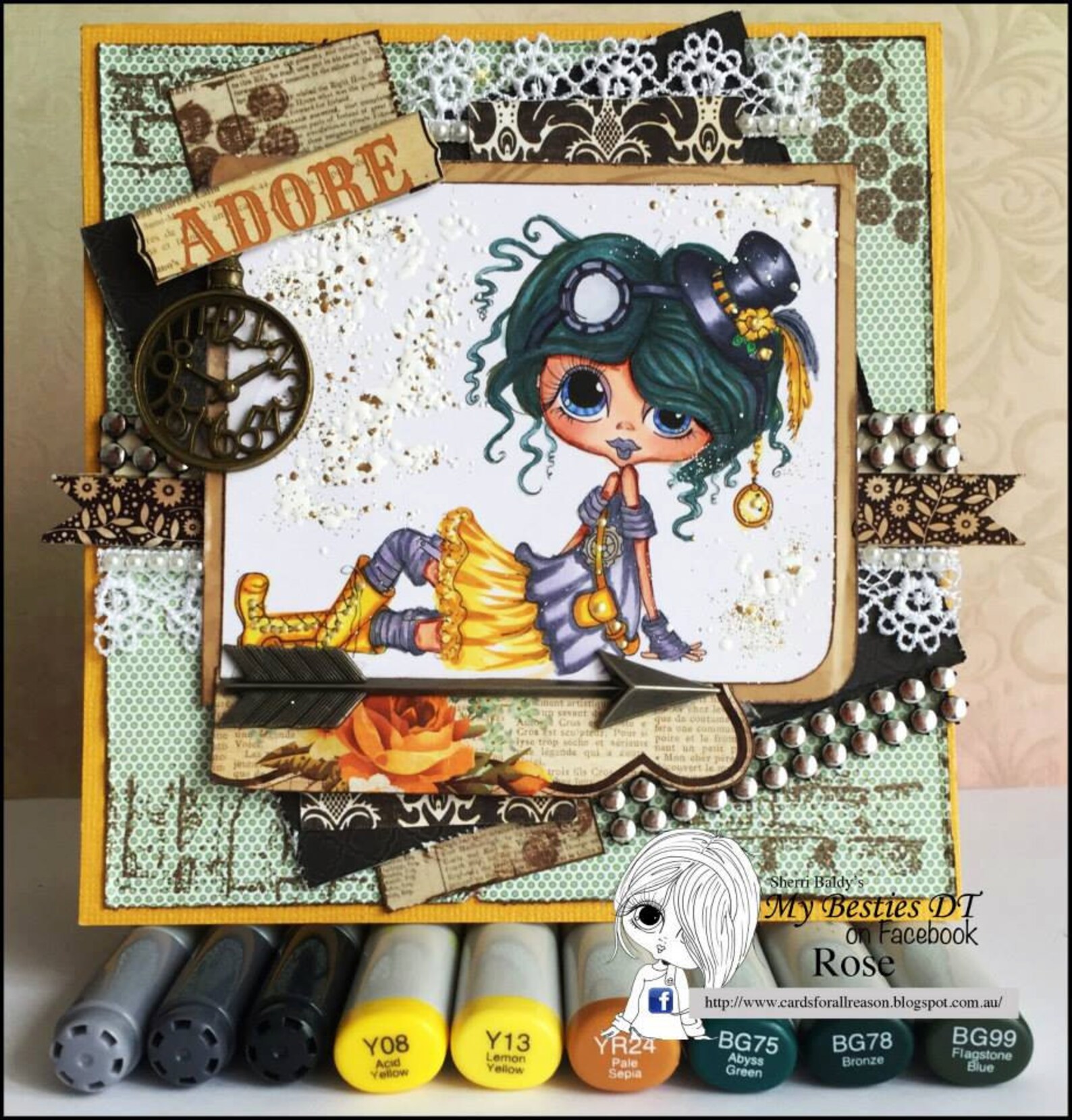 INSTANT DOWNLOAD Digital Digi Stamps Big Eye Big Head Dolls | Etsy