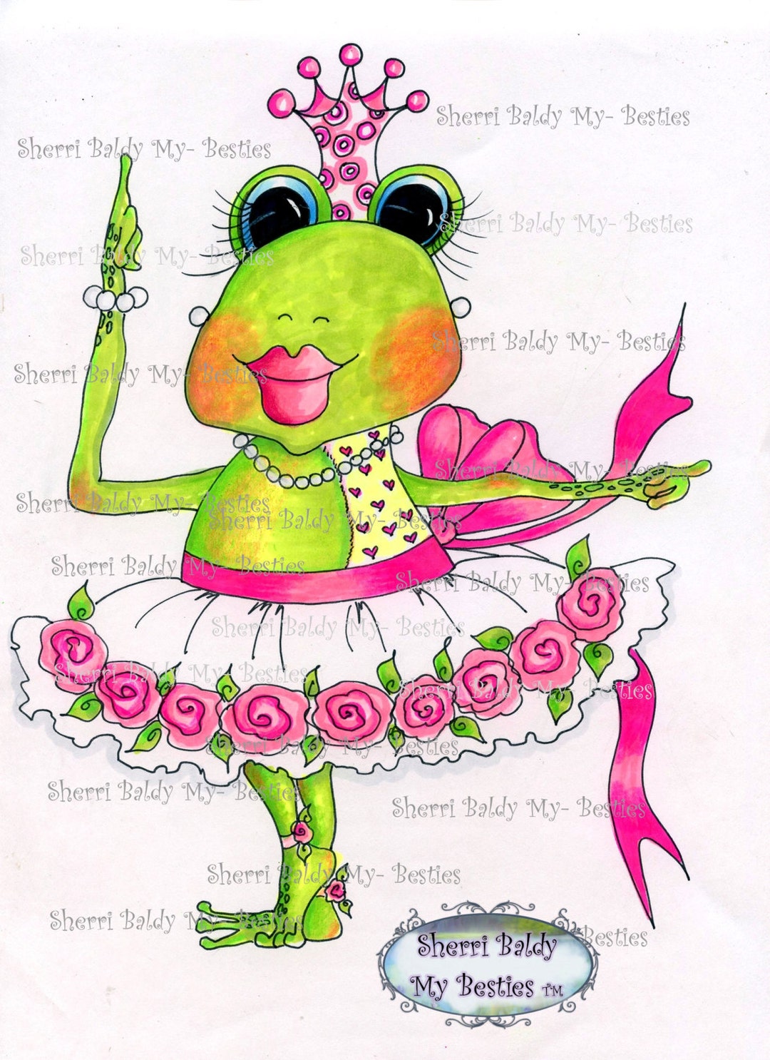 INSTANT DOWNLOAD Digi Stamps Big Eye Big Head Dolls Digi Bestie Img431 ...