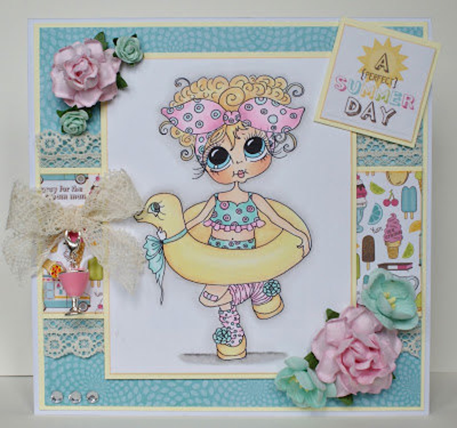 INSTANT DOWNLOAD Digital Digi Stamps Big Eye Big Head Dolls Messy Bessy ...