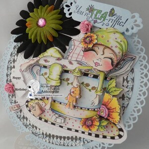 INSTANT DOWNLOAD Digital Digi Stamps Big Eye Big Head Dolls NEW Sweet ...