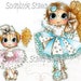 INSTANT DOWNLOAD Digital Digi Stamps Big Eye Big Head Dolls Digi ...