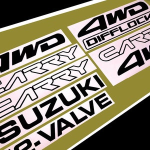 Carry Kei Truck Japanese Mini Truck Decal Set | Outdoor Vinyl JDM ...