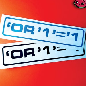 SQL INJ Cyber Security Permanent Outdoor Vinyl Decal for Cars, Tumblers ...