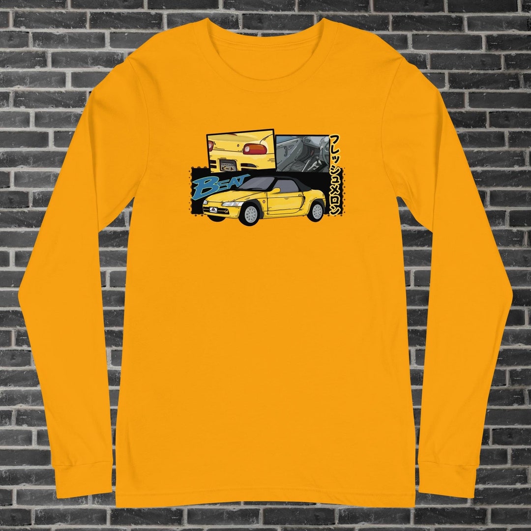 Japanese Kei Car Honda Beat Tshirt Long Sleeve JDM Long Sleeve Kei Beat ...