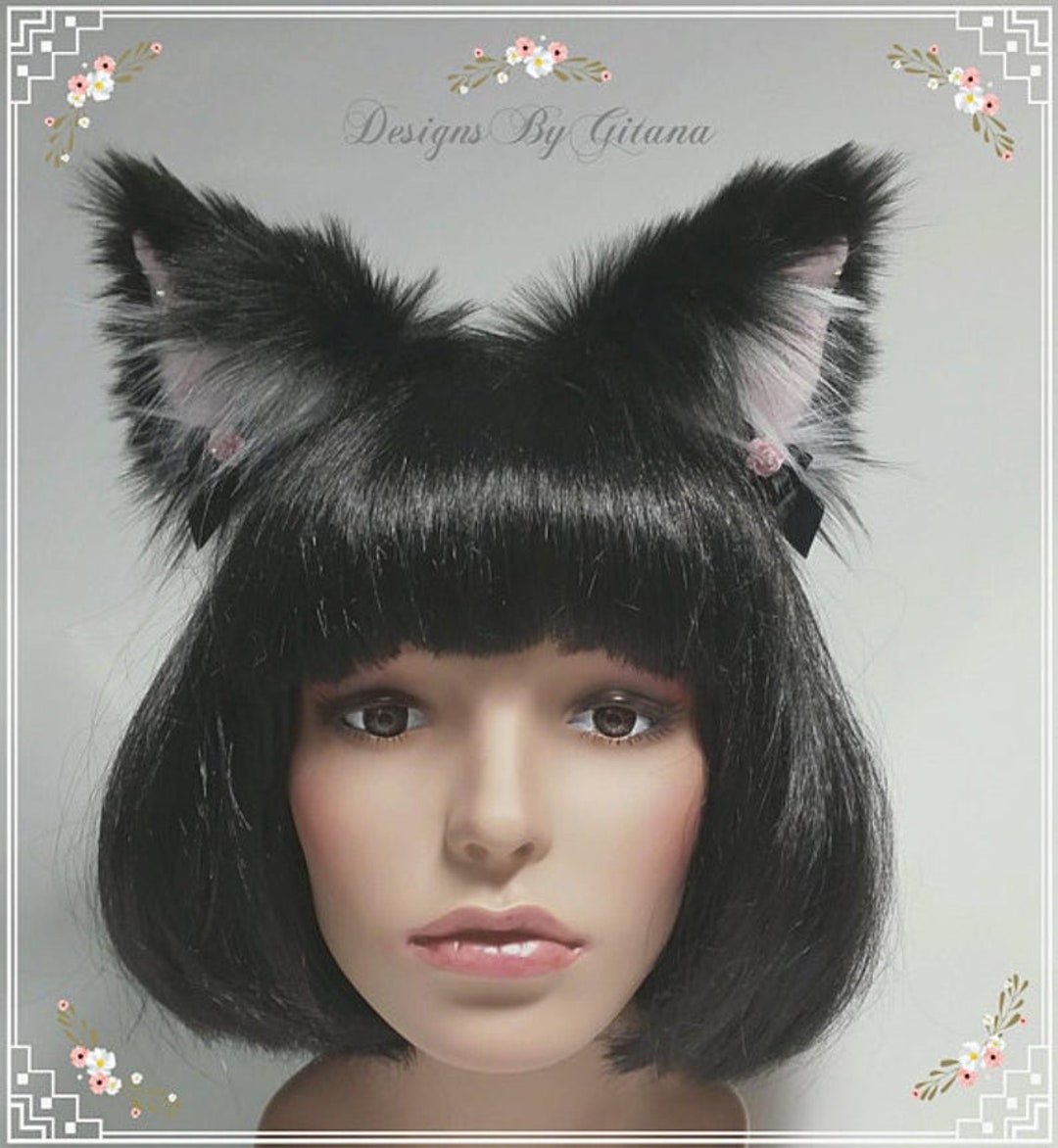 Cat Ear Headband-cat Ears-black Cat-cat Ear and Tail-cat - Etsy