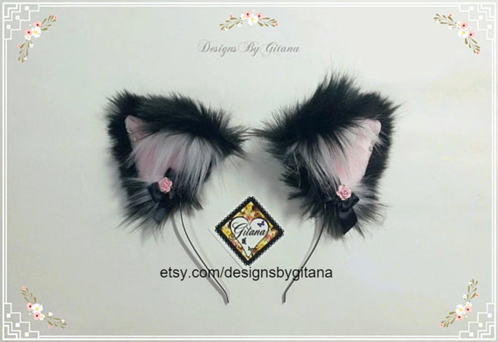 Cat Ear Headband-cat Ears-black Cat-cat Ear and Tail-cat - Etsy