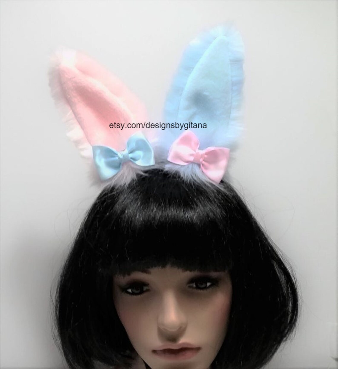 Cotton Candy Bunny Earsbunny Ears Headbandfloppy Bunny | Etsy